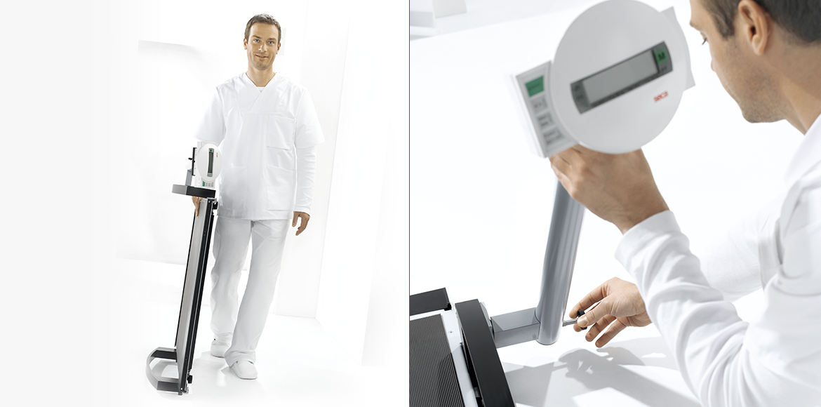 seca 664 - Báscula con plataforma electrónica validada por EMR con ...