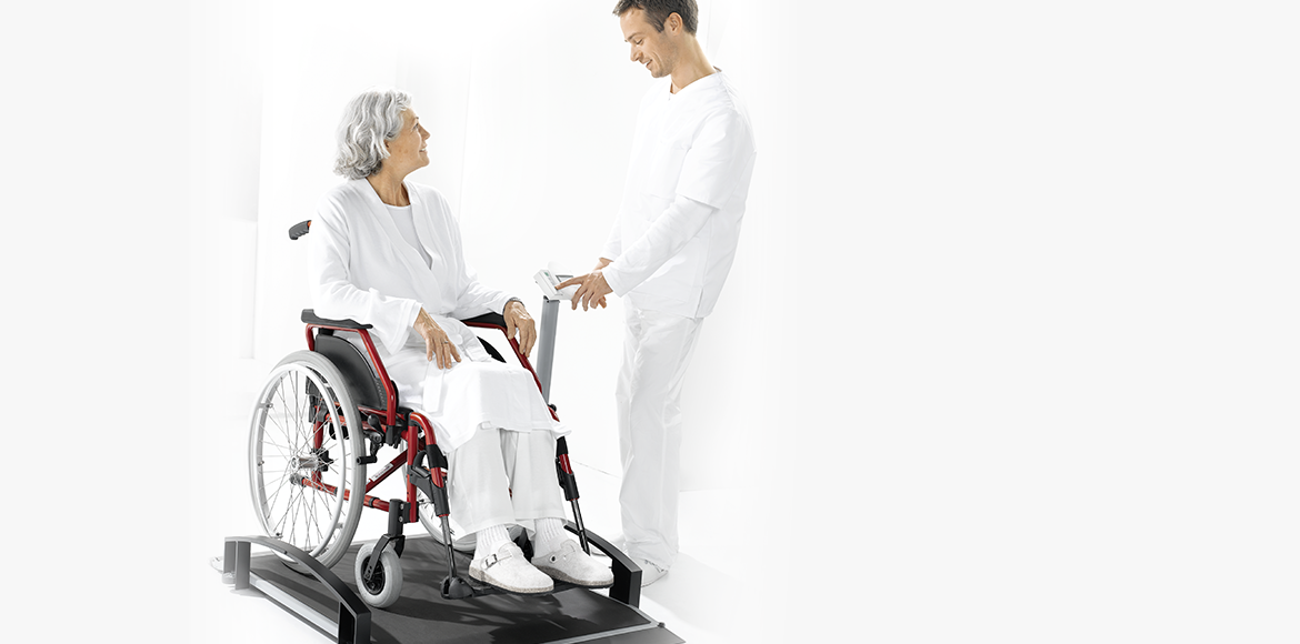 seca 664 - EMR-validated wheelchair scale · seca