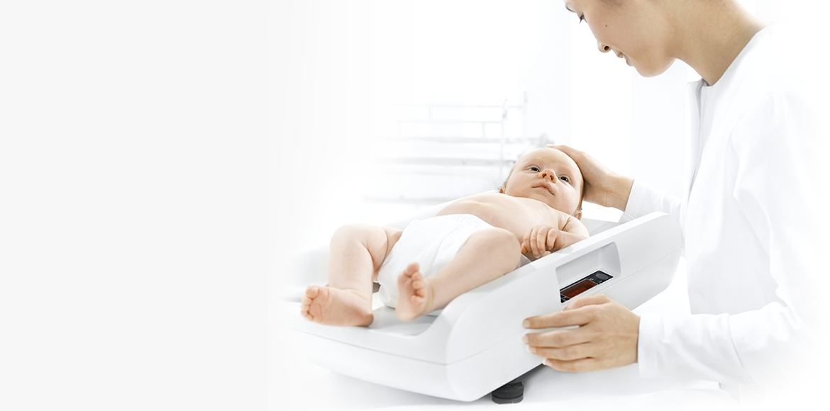 seca 727 - EMR-validated baby scale with very precise graduation · seca